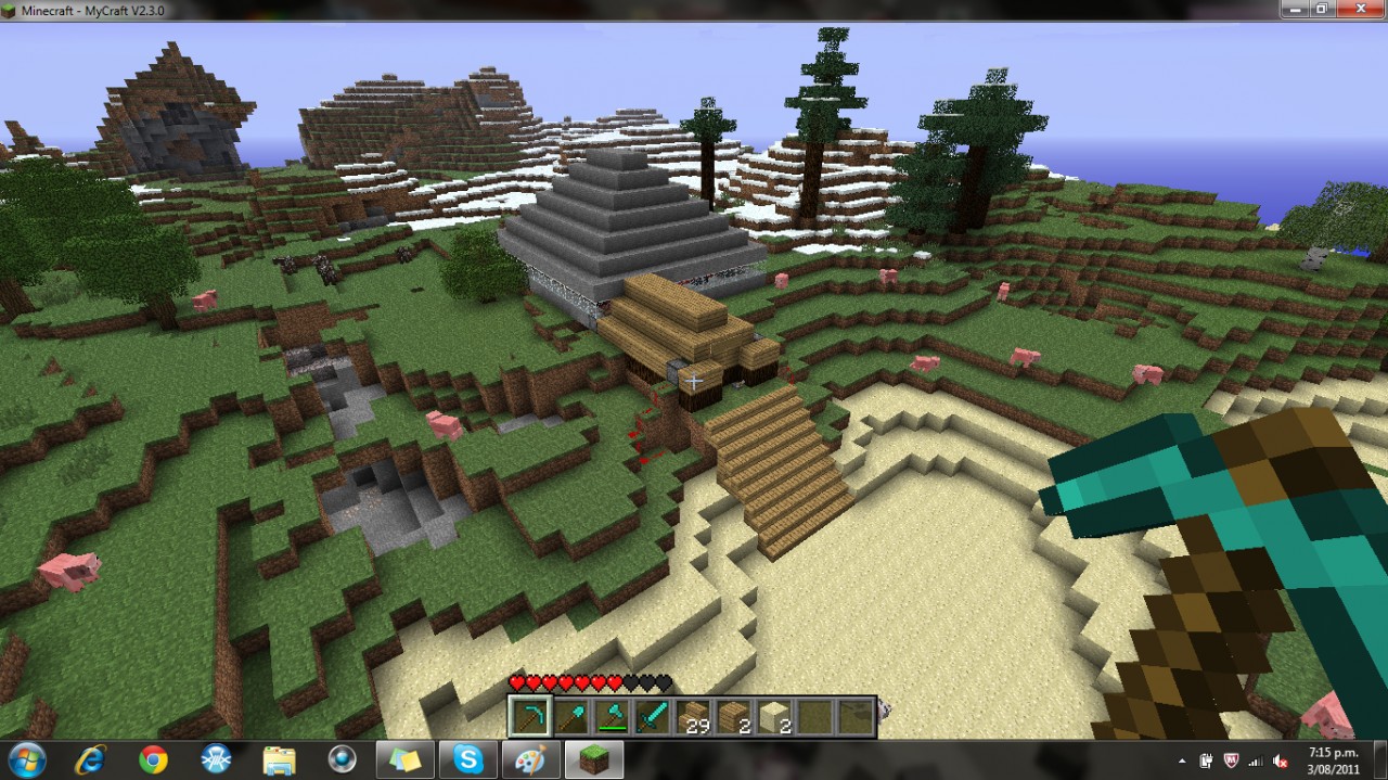 Shooting range Minecraft Map